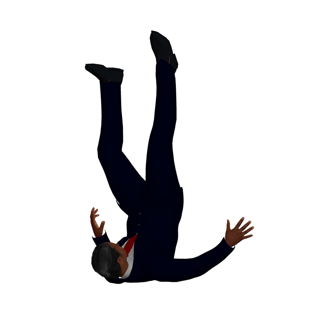 Black Businessman Navy Blue Model - TurboSquid 1664345