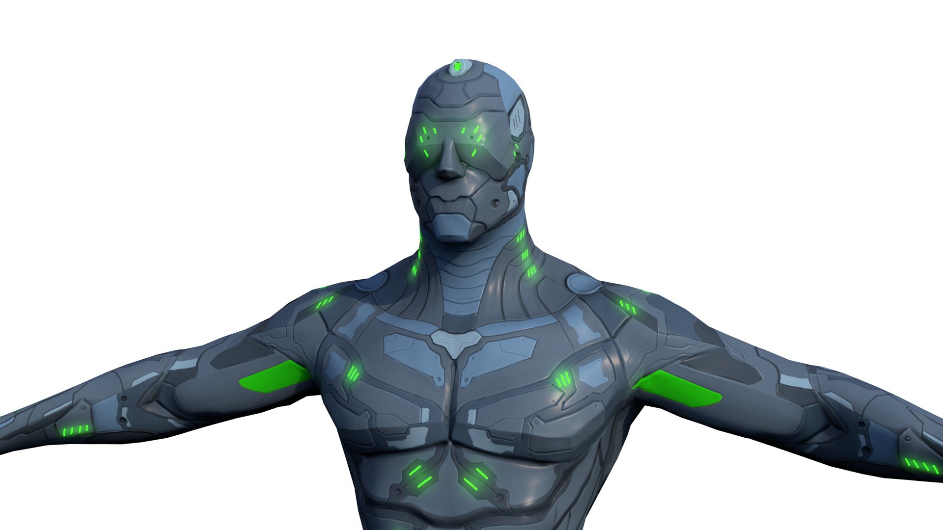 3D Character - Gunner Model - TurboSquid 1948500