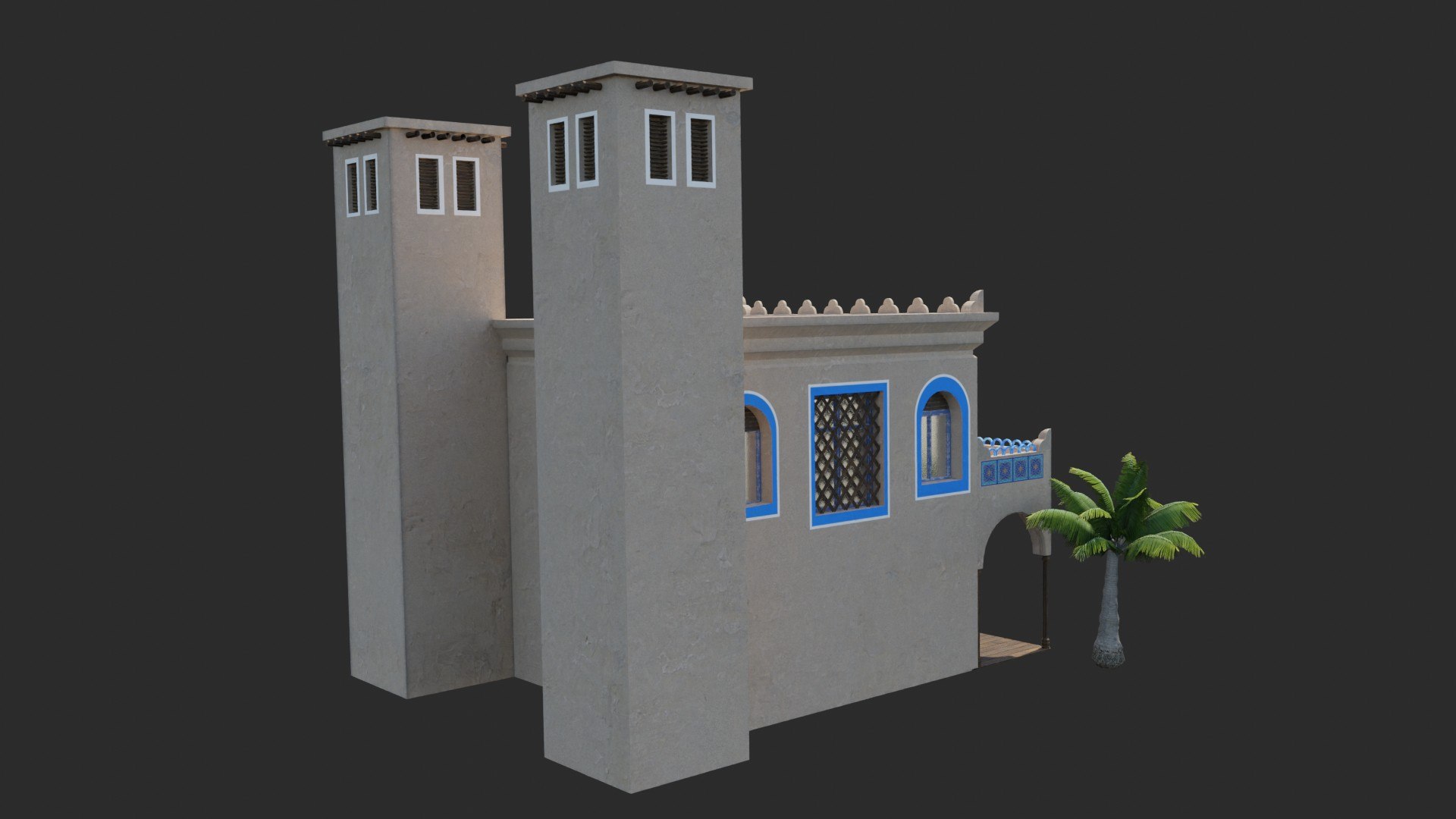 Ancient Arabic House 01 3D - TurboSquid 2247070