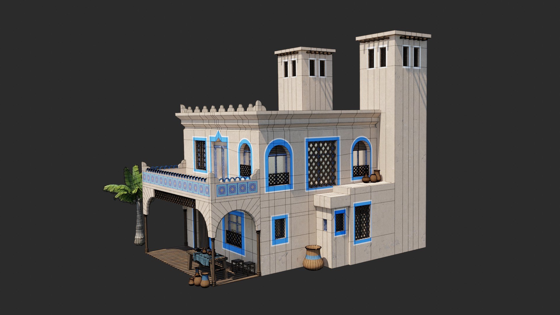 Ancient Arabic House 01 3D - TurboSquid 2247070