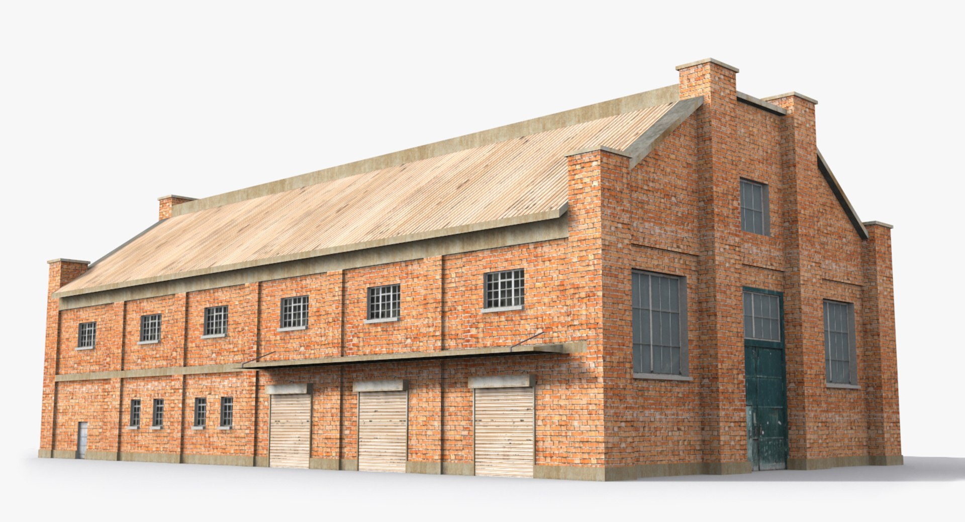Ready warehouse factory 3D model - TurboSquid 1547799