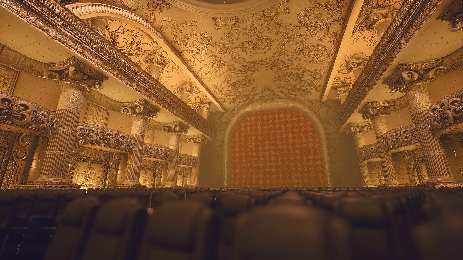 UE5 Symphony Hall Low Polygon Set 3D Model - TurboSquid 2305744