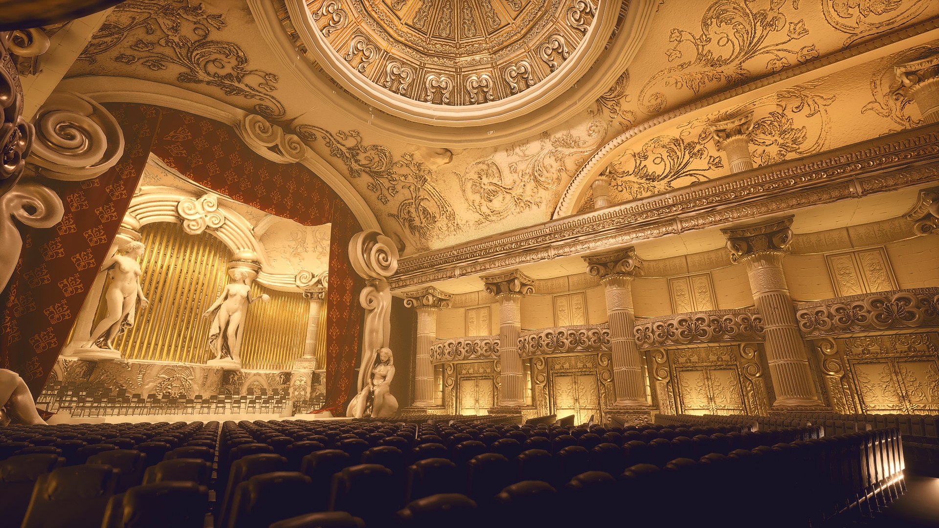 UE5 Symphony Hall Low Polygon Set 3D Model - TurboSquid 2305744