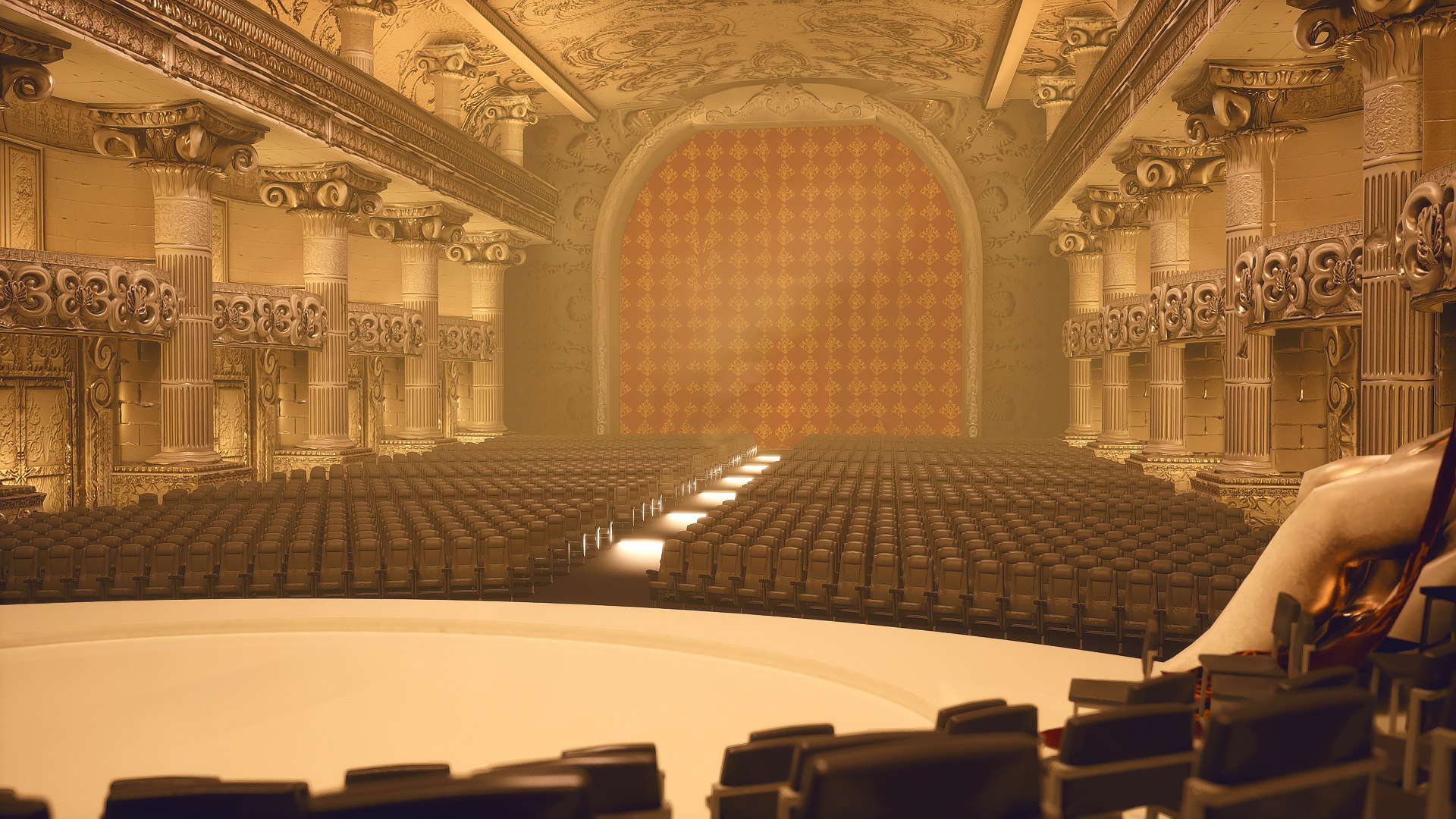 UE5 Symphony Hall Low Polygon Set 3D Model - TurboSquid 2305744