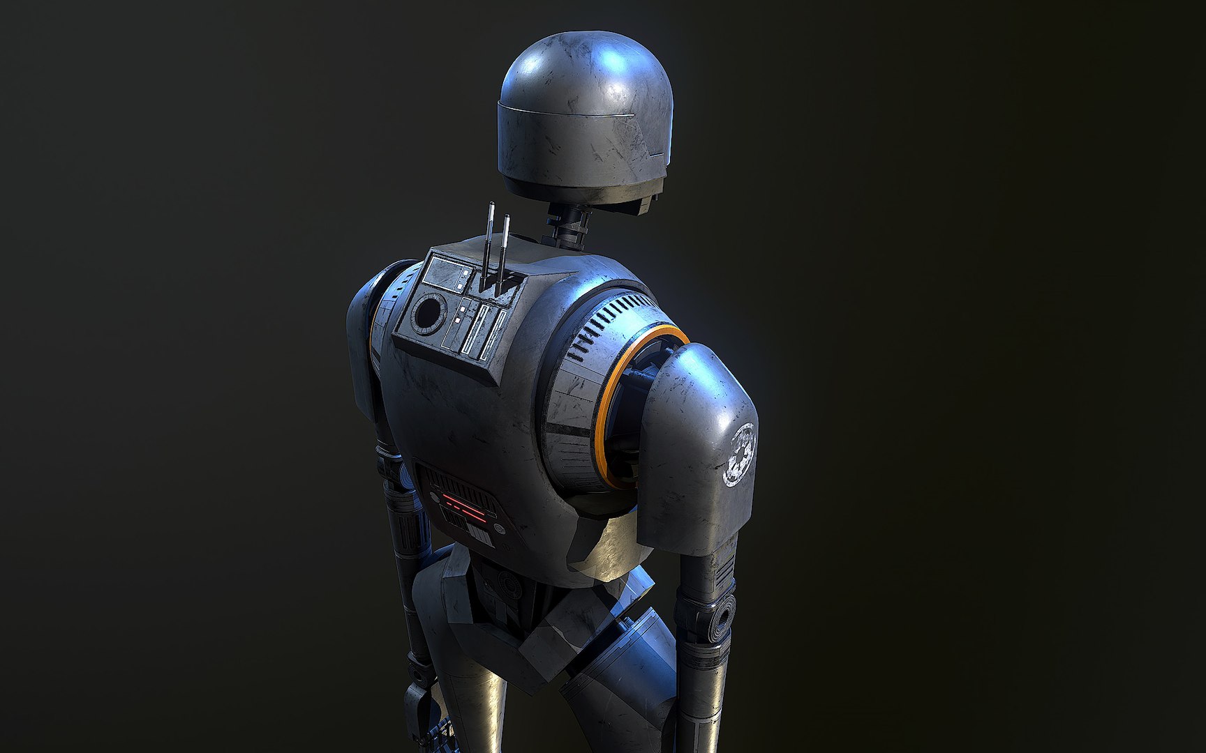3D K-2SO Star Wars Model - TurboSquid 2198003