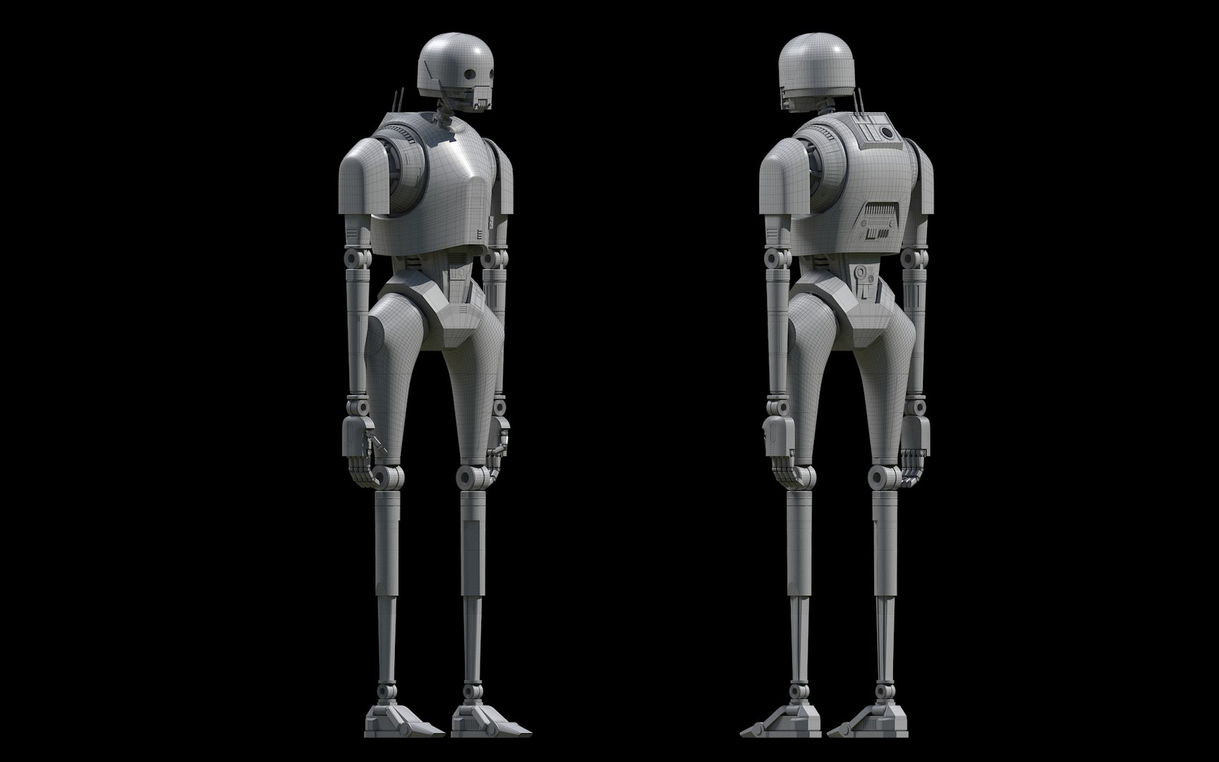 3D K-2SO Star Wars Model - TurboSquid 2198003