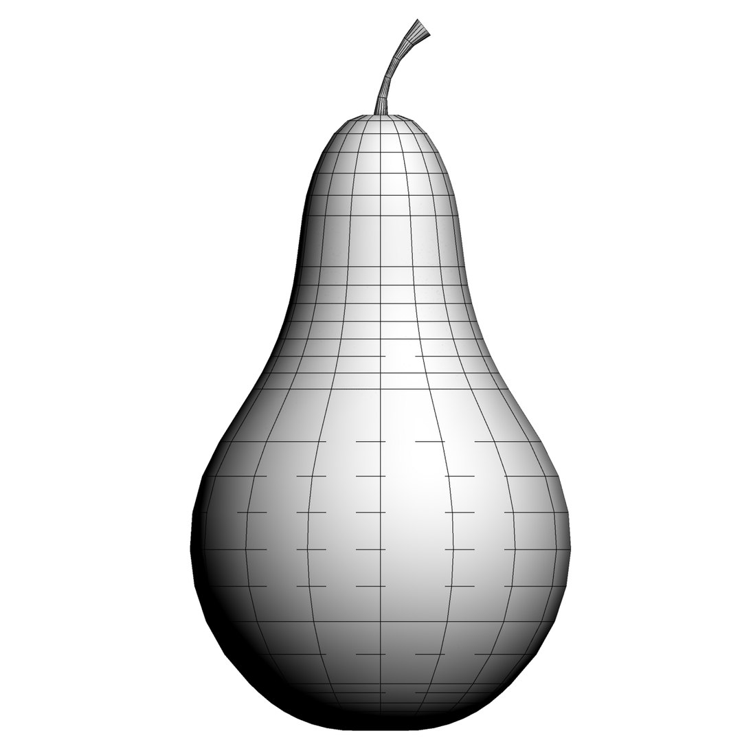 Free Pear Fruit Food Model - TurboSquid 1659213