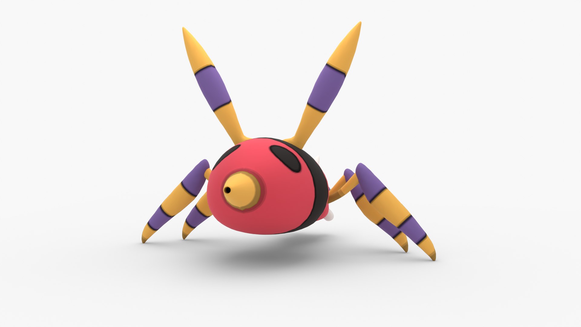 3d Ariados Pokemon Turbosquid 2362897