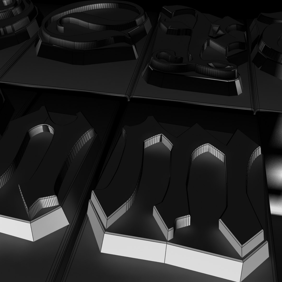Gutenberg Fonts 3d Max
