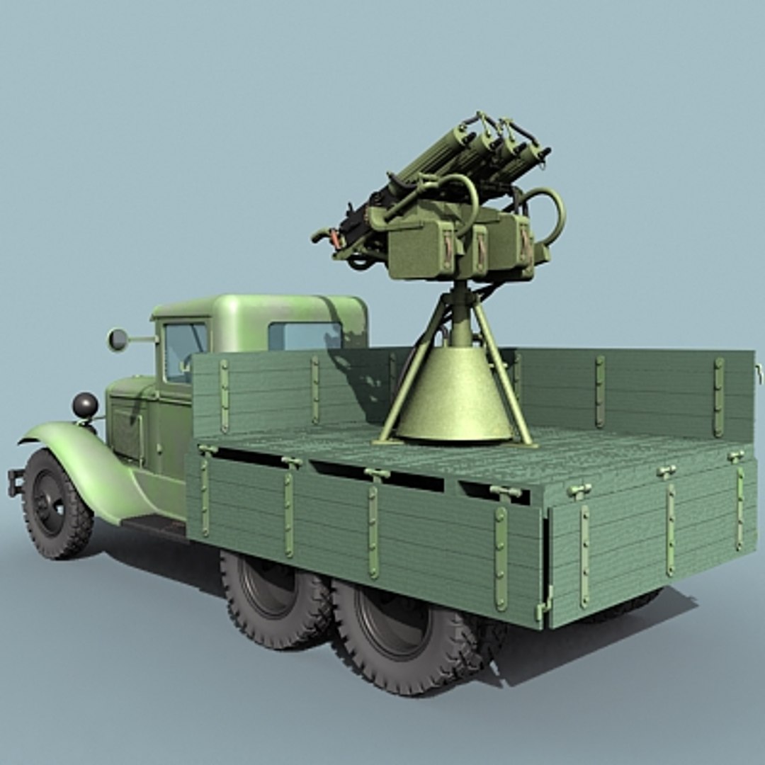 3d wwii maxim m4 gaz-aaa