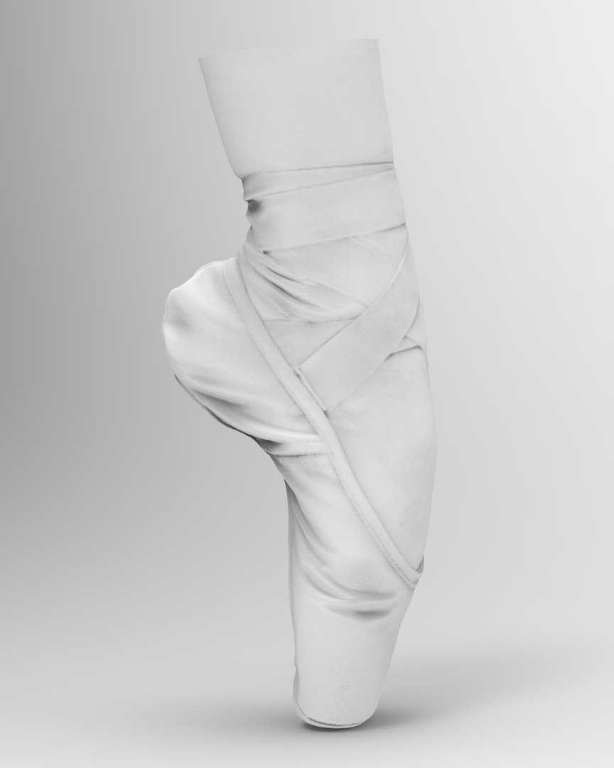 Ballet Shoe 3D Model - TurboSquid 1732047