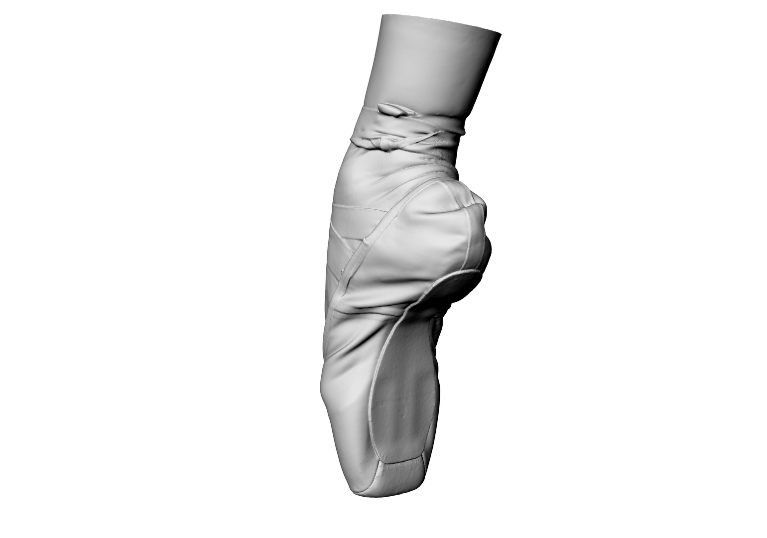 Ballet shoe 3D model - TurboSquid 1732047