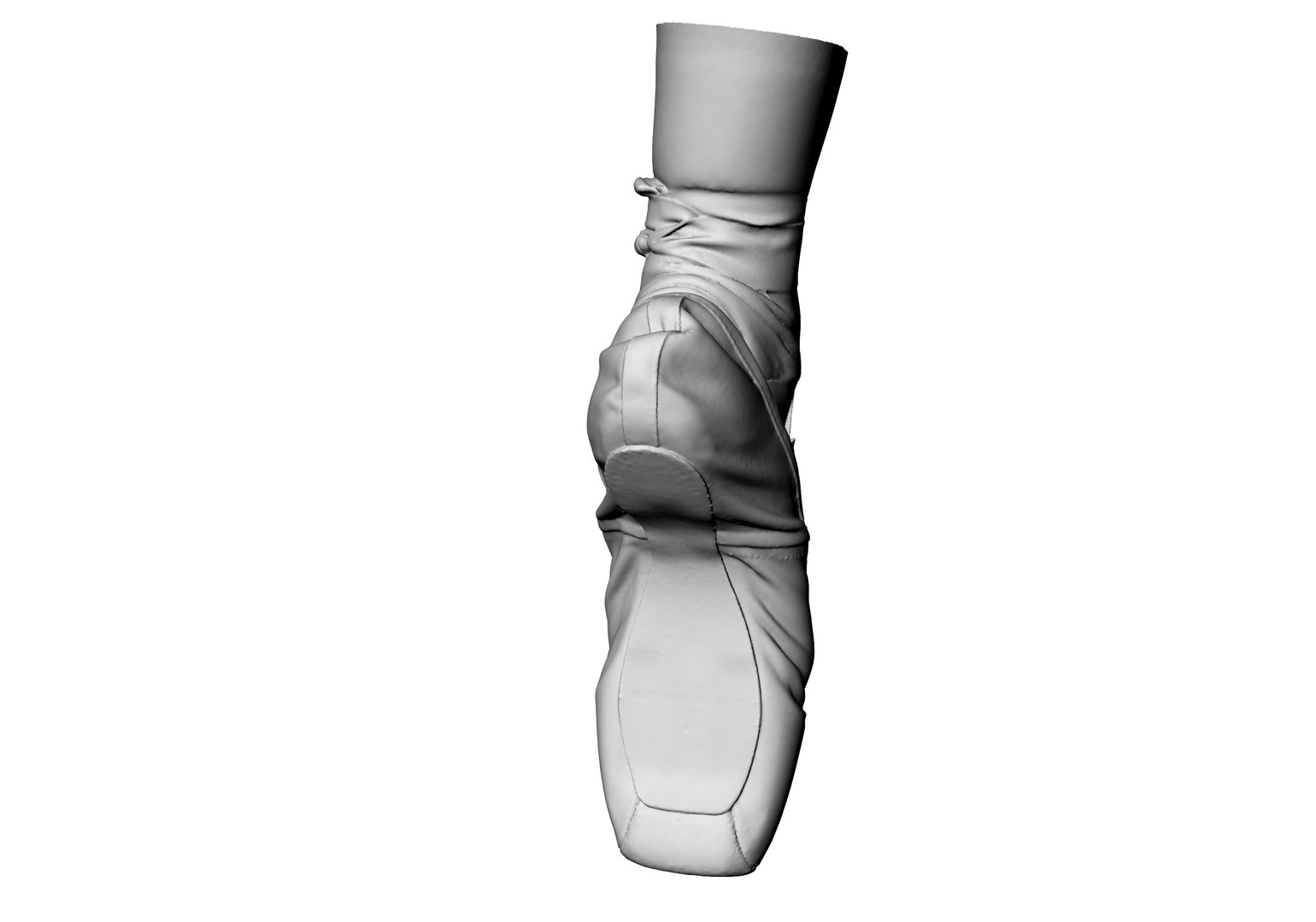 Ballet Shoe 3D Model - TurboSquid 1732047