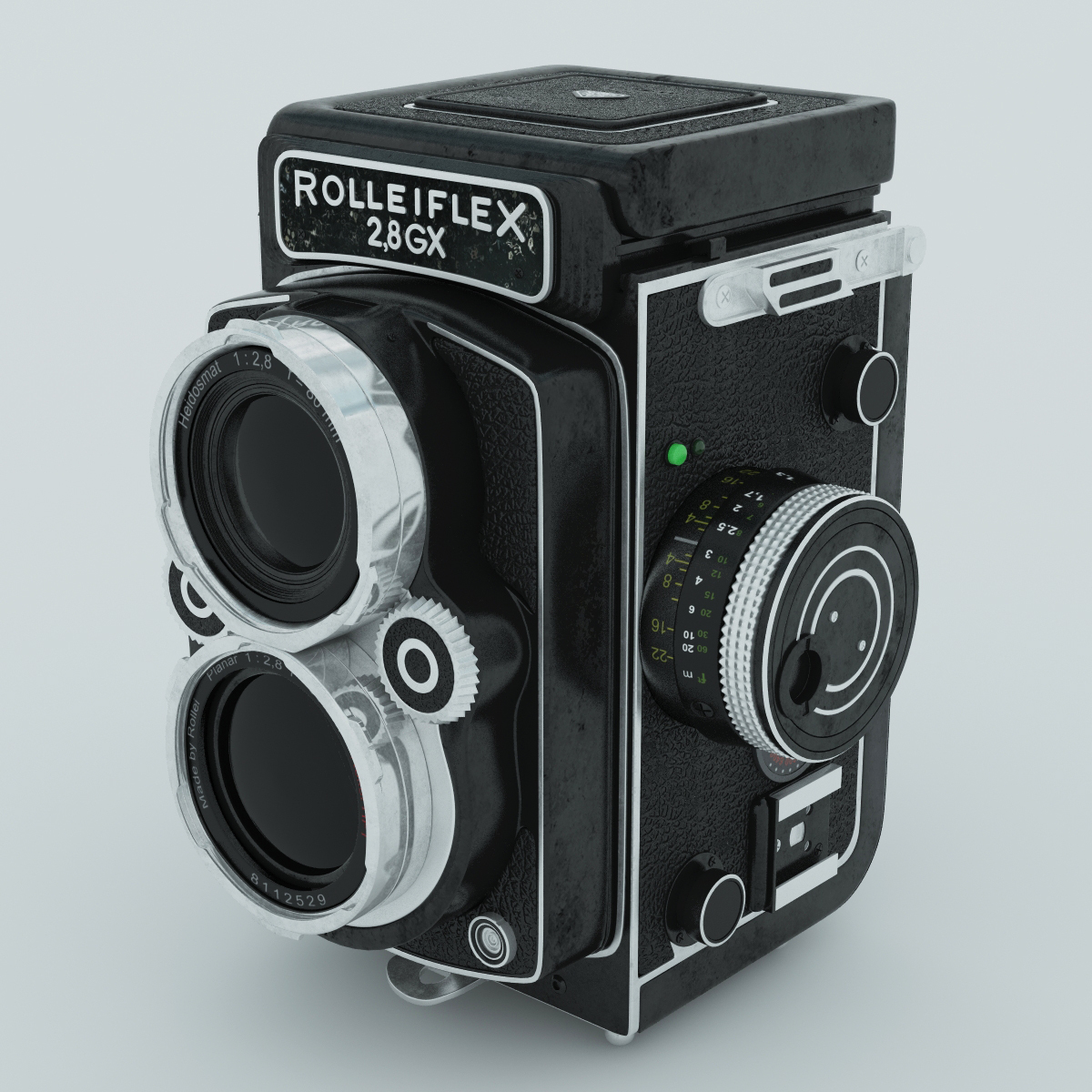 rolleiflex camera obj