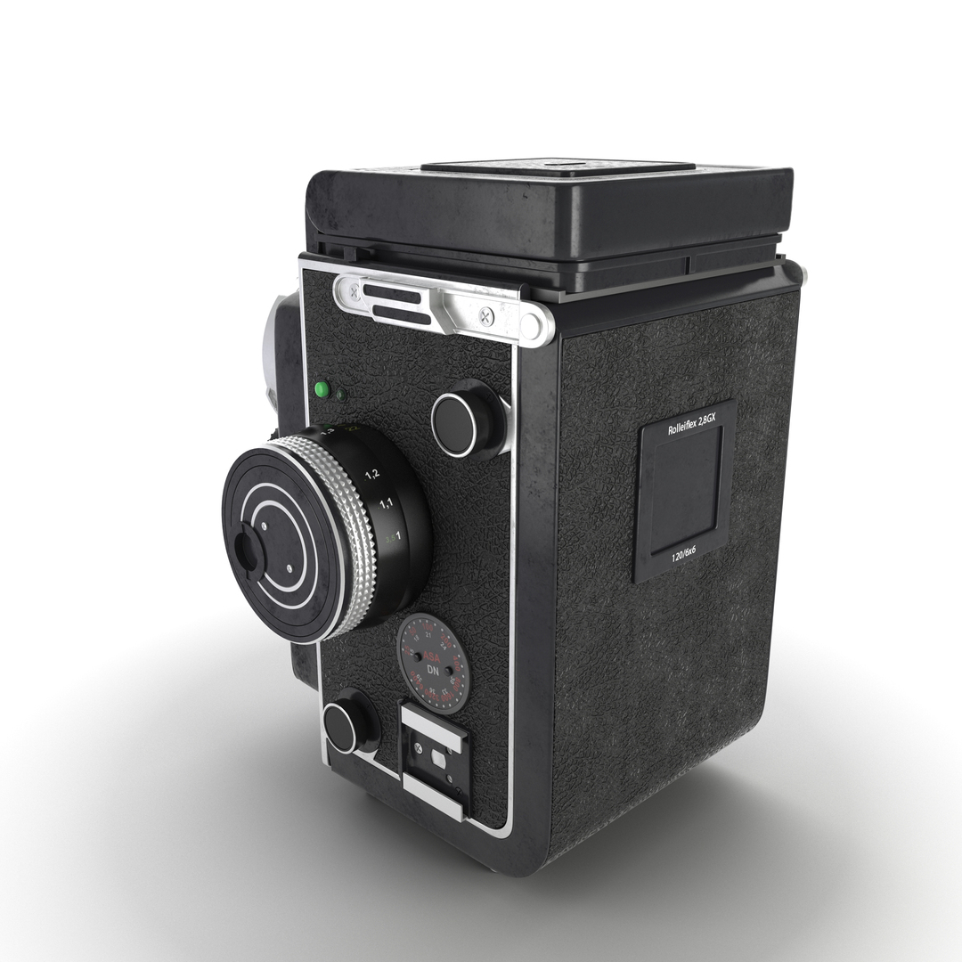 rolleiflex camera obj
