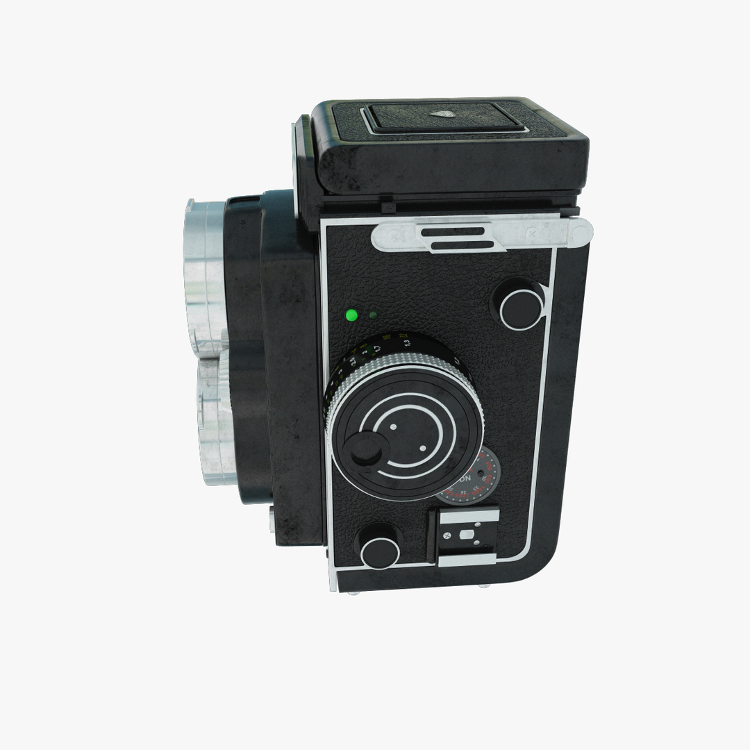 rolleiflex camera obj