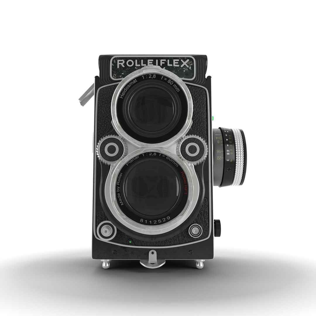 rolleiflex camera obj
