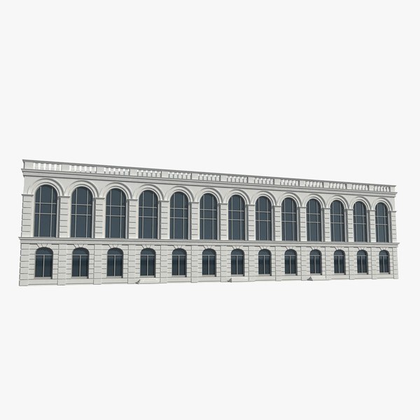 european building europe 3d model