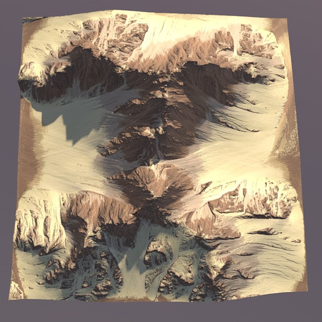 Maya Mountain Maps Terrain