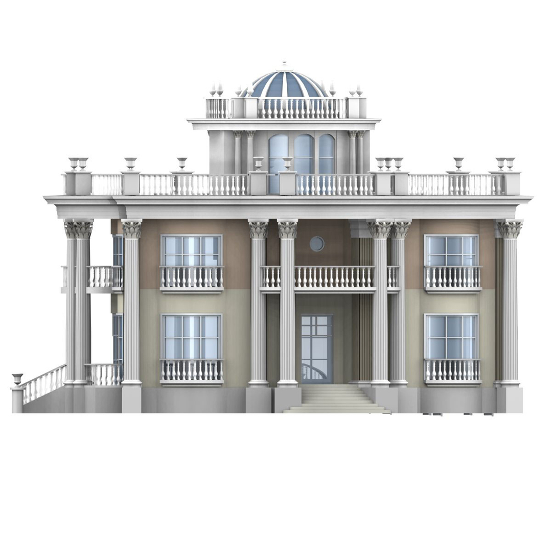 villa 3d max