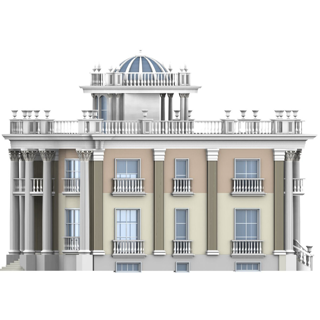 villa 3d max