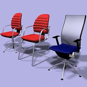 Free 3D Office Chair Models - Available For Download On TurboSquid