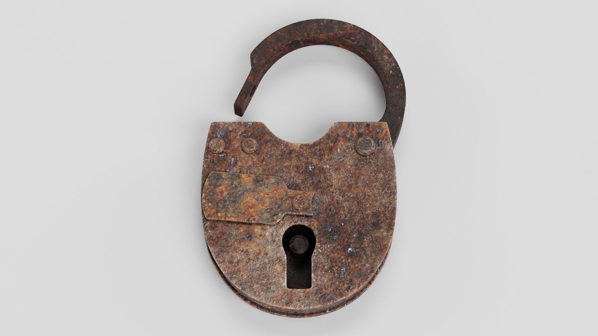 3D Rusty Padlock - TurboSquid 1492040