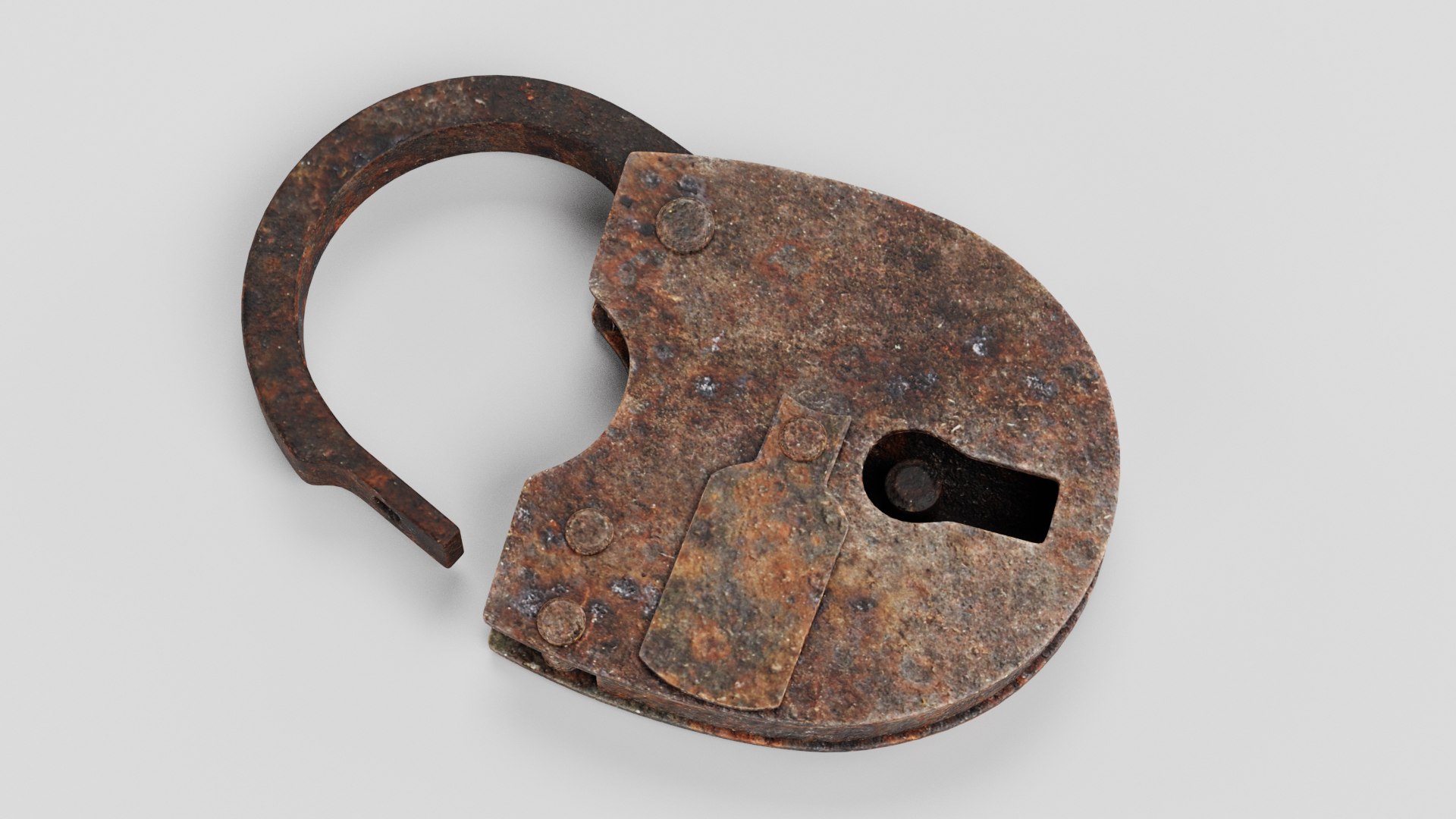 3D Rusty Padlock - TurboSquid 1492040