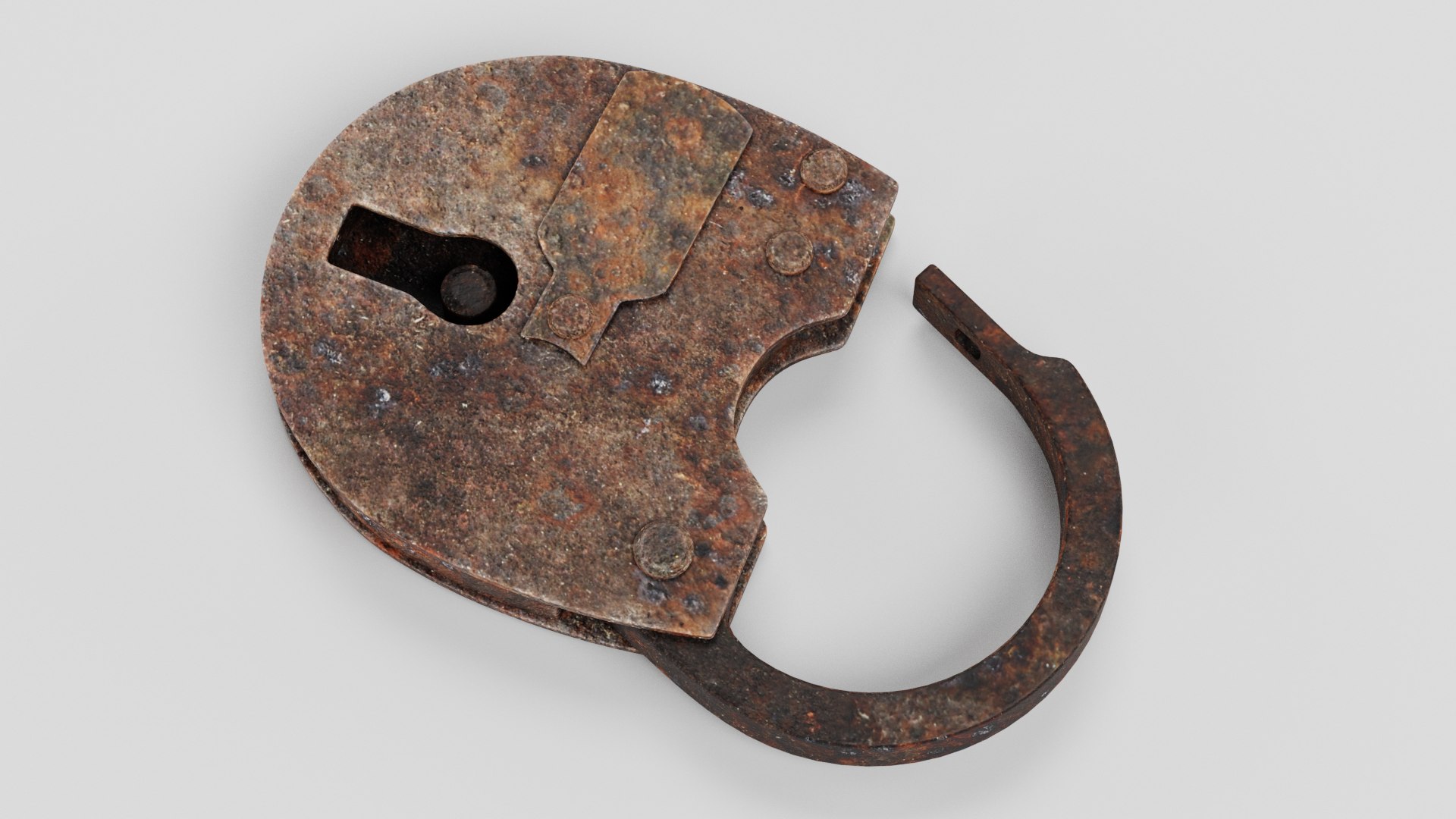 3D Rusty Padlock - TurboSquid 1492040