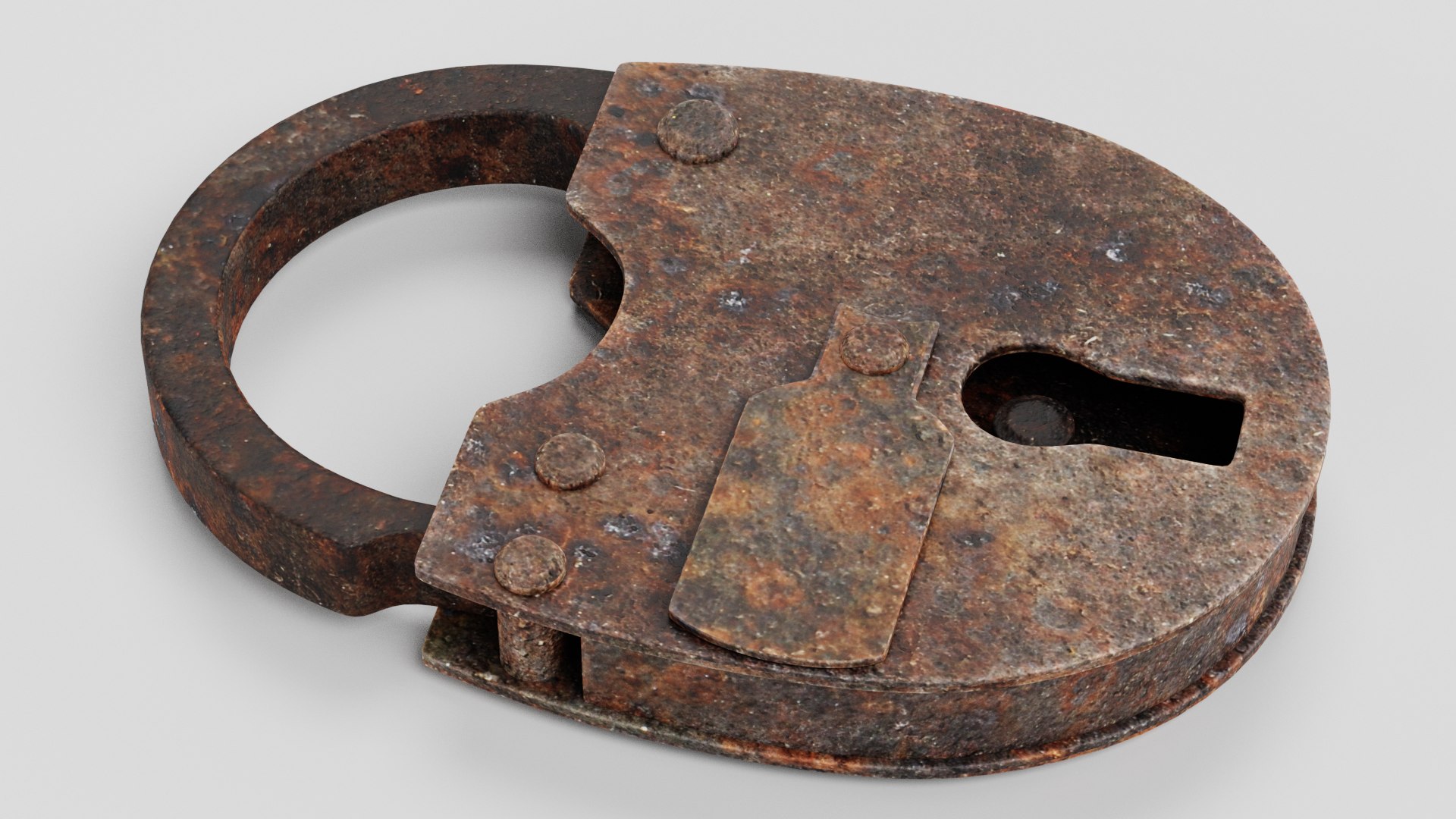 3D Rusty Padlock - TurboSquid 1492040