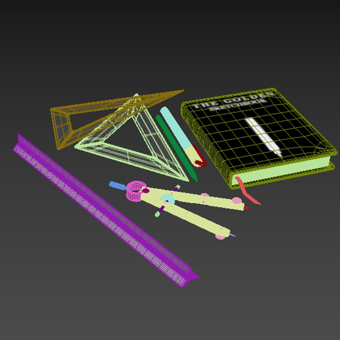 3D Accessories Architects Model - TurboSquid 1443237