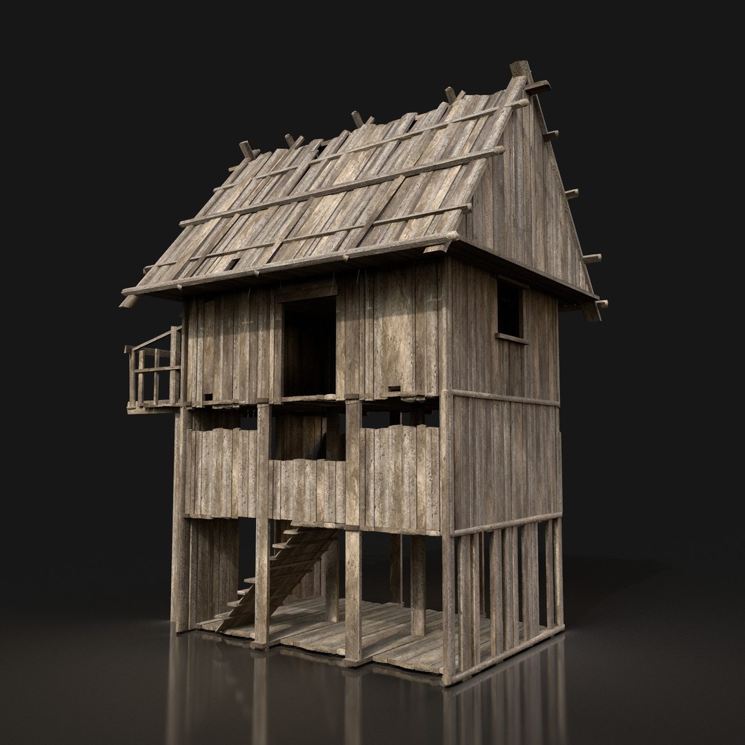 Wooden Scouttower 3D Model - TurboSquid 1491060