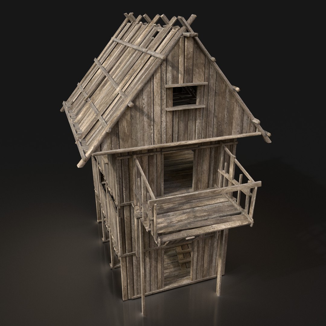 Wooden Scouttower 3D Model - TurboSquid 1491060