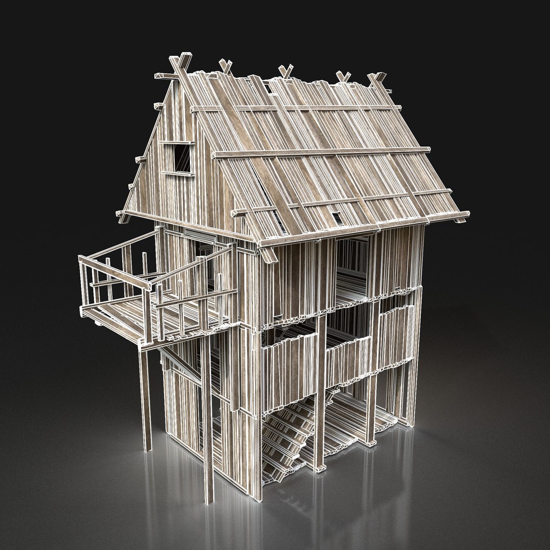 Wooden Scouttower 3D Model - TurboSquid 1491060