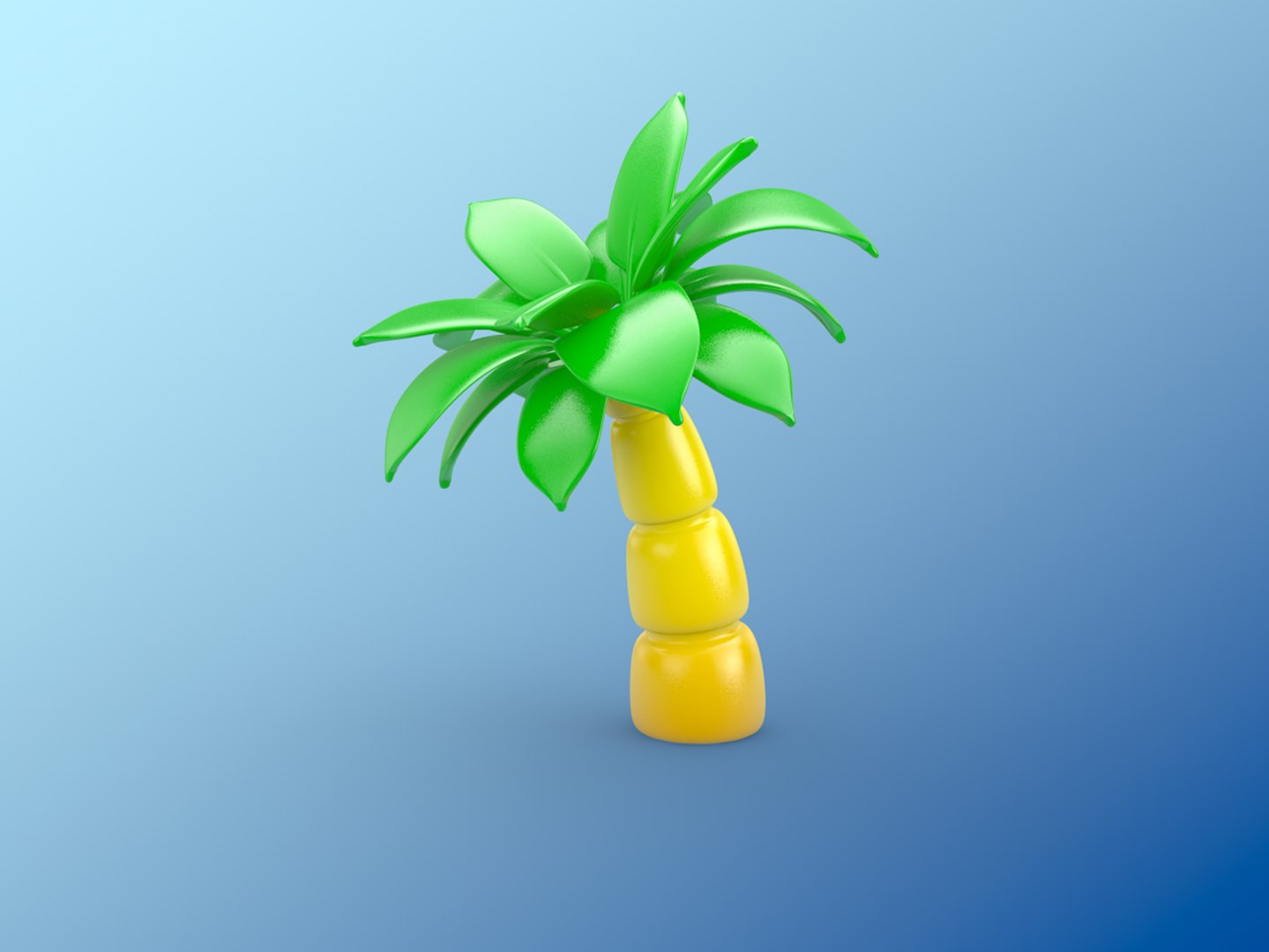 3ds Inflatable Palm Tree