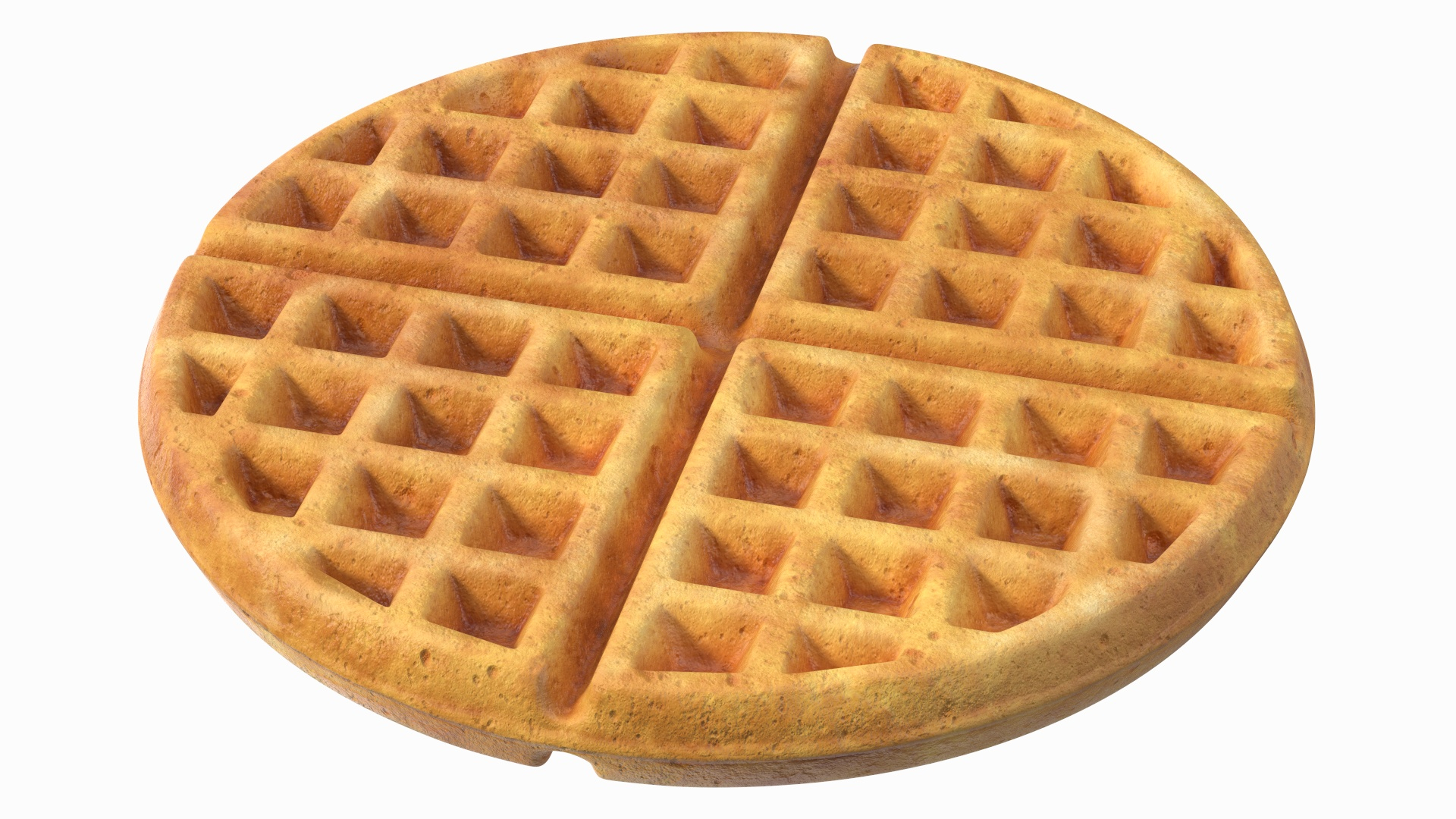 3D Round Waffle - TurboSquid 2018627