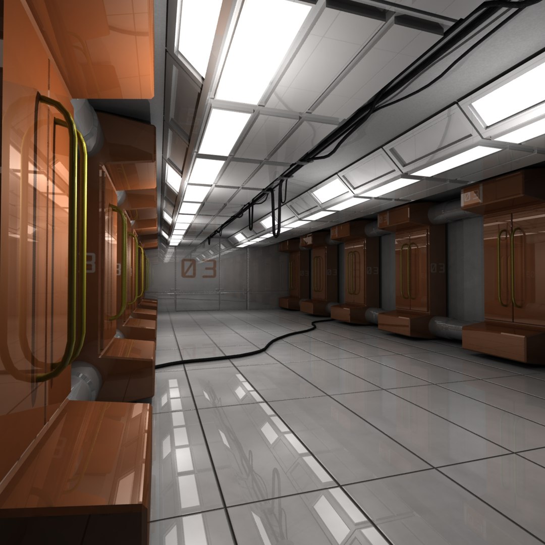 Hallway Interior 3D - TurboSquid 1485267