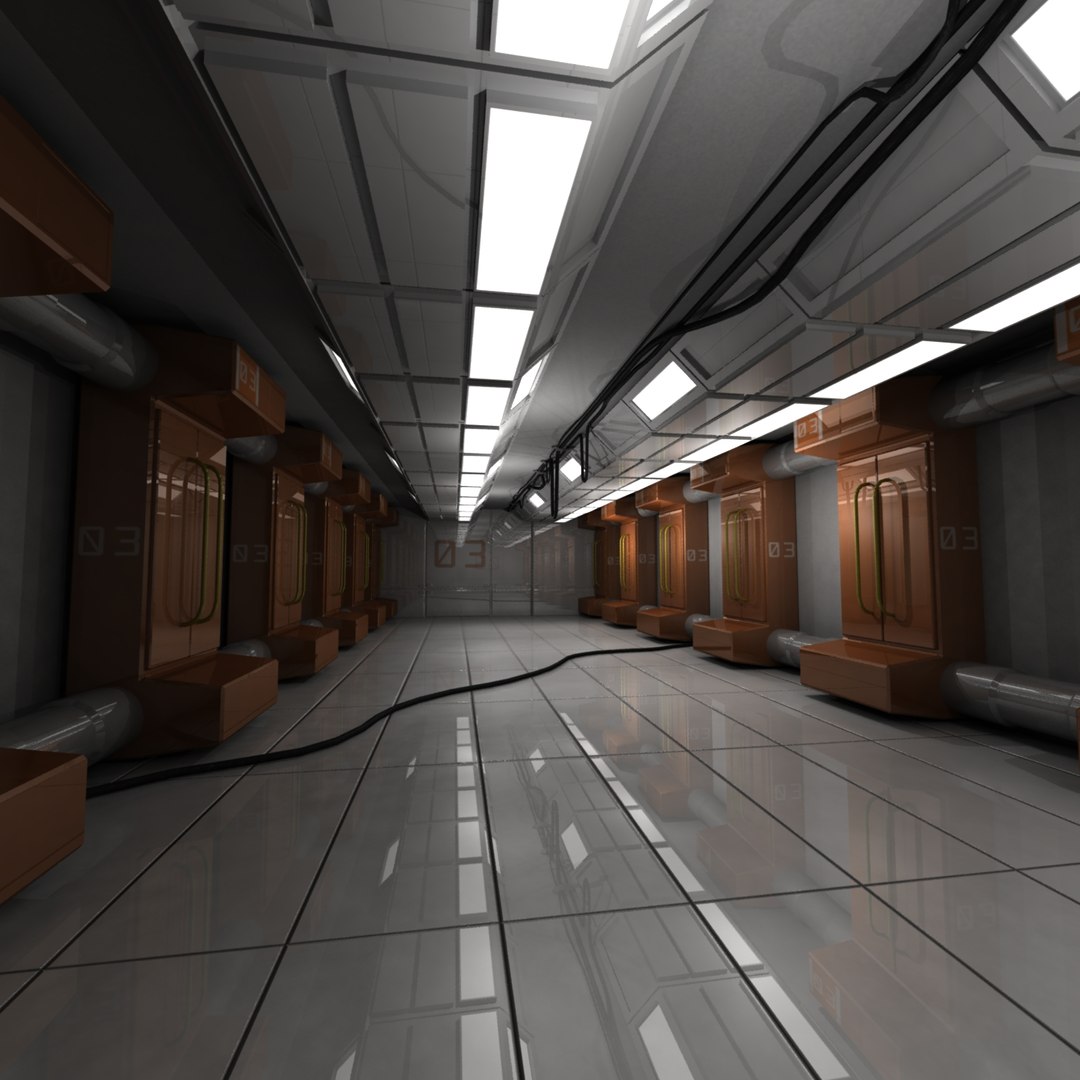 Hallway Interior 3D - TurboSquid 1485267