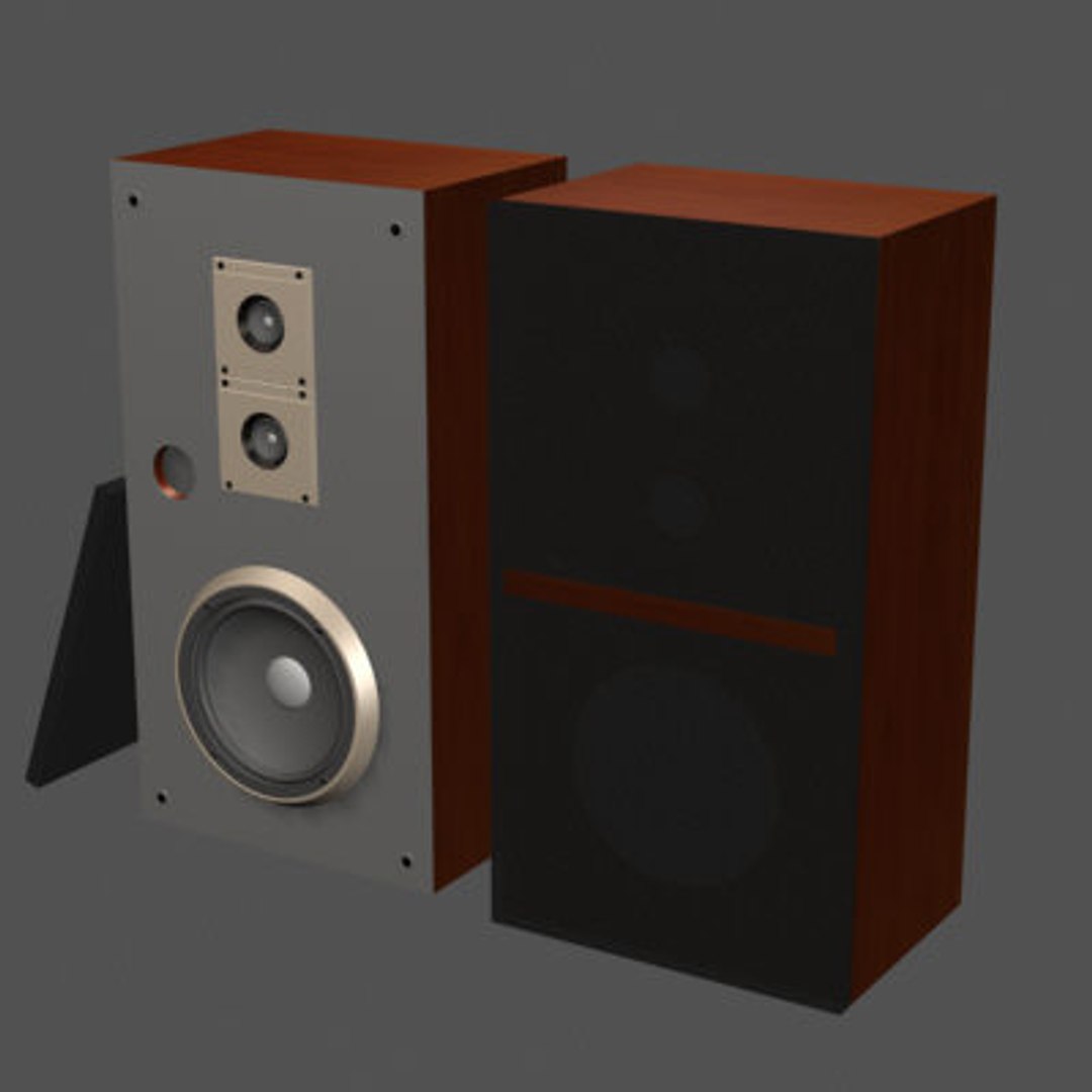 3d model speakers