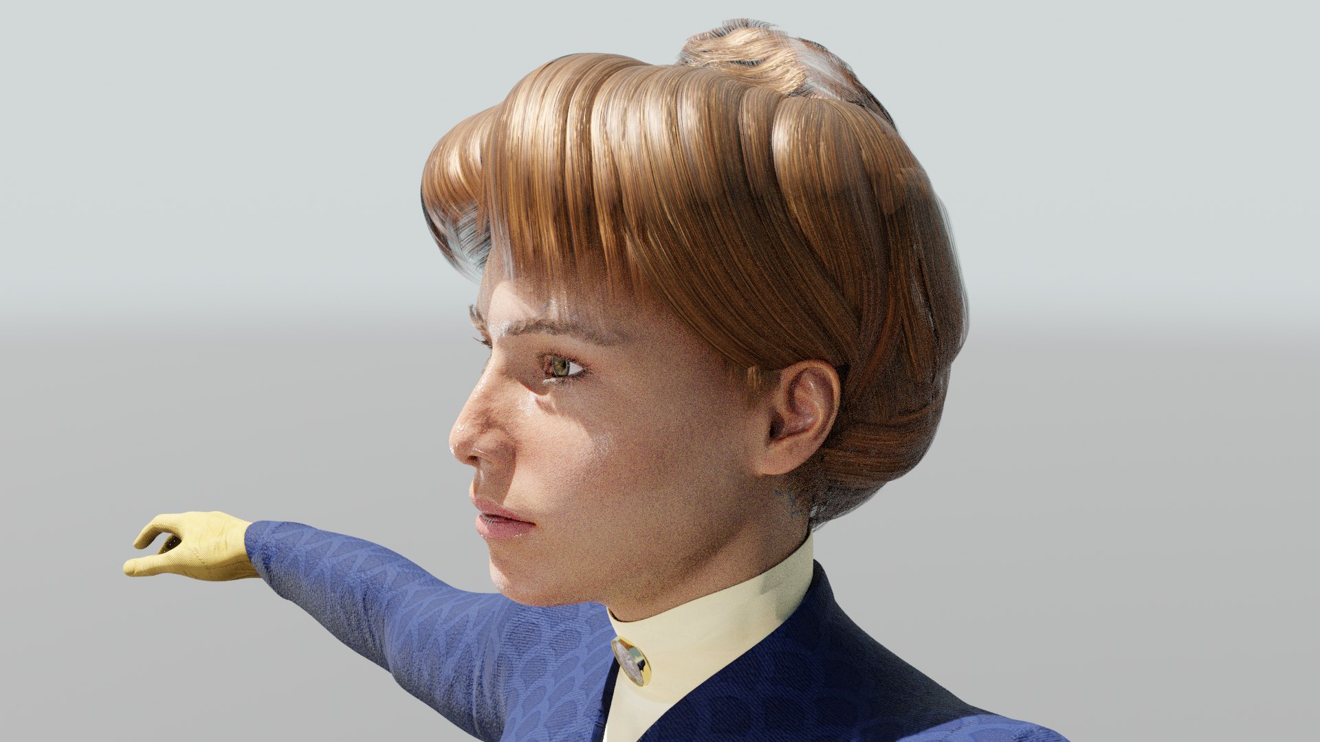 Victorian Female 01 - STATIC - One Model 3 Versions 3D - TurboSquid 2094723
