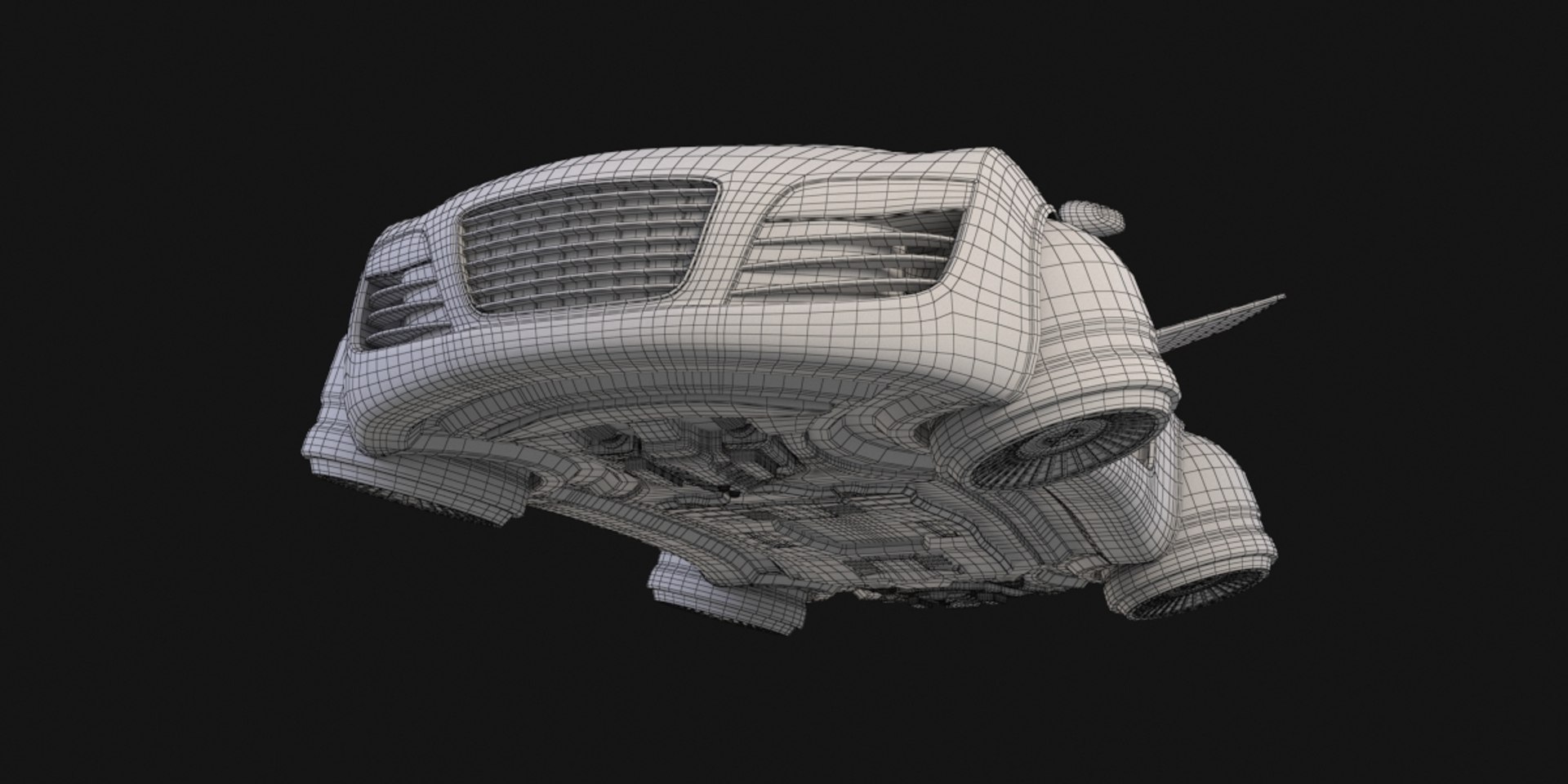 3D Sci-fi Hover Car - TurboSquid 1501035