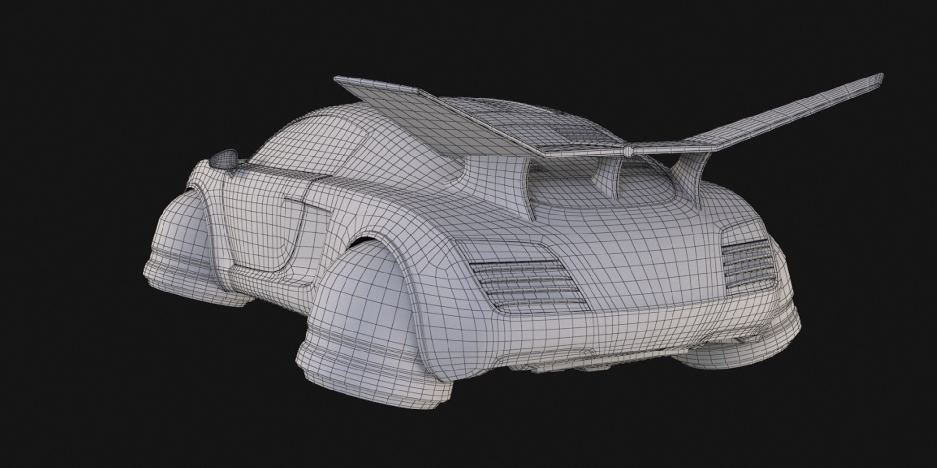 3D Sci-fi Hover Car - TurboSquid 1501035