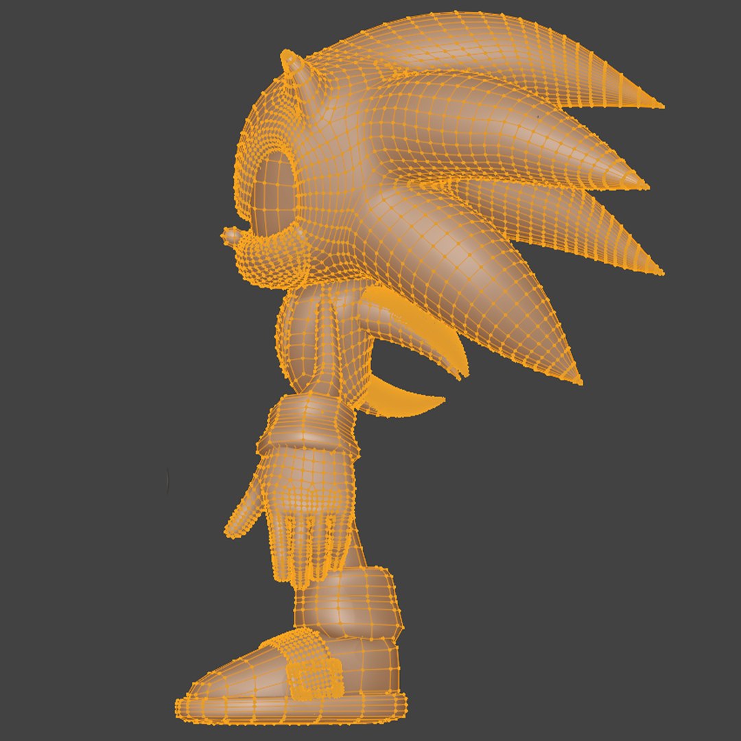 3D Sonic 3D - TurboSquid 1886058