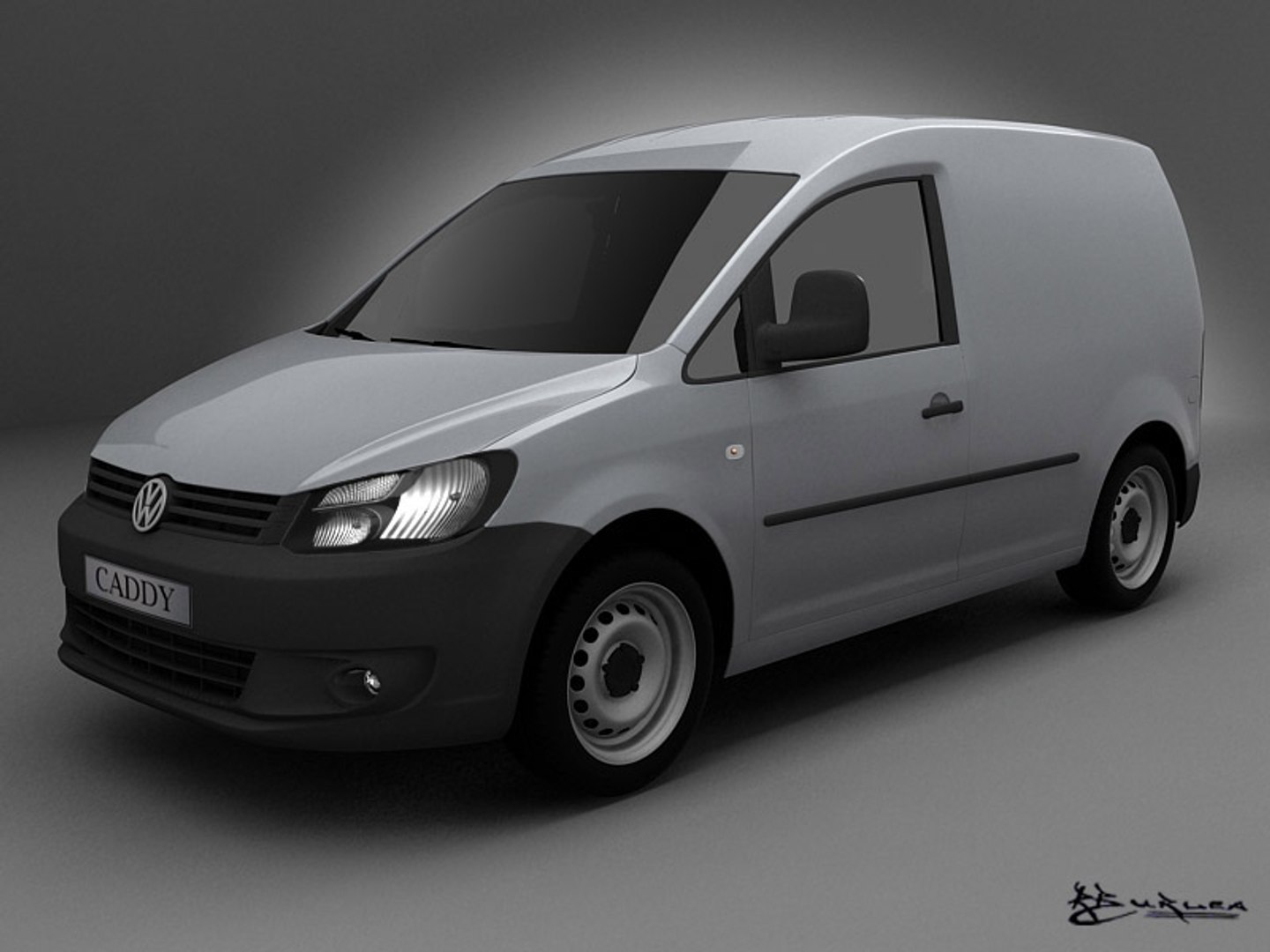 Volkswagen Caddy 3d Max