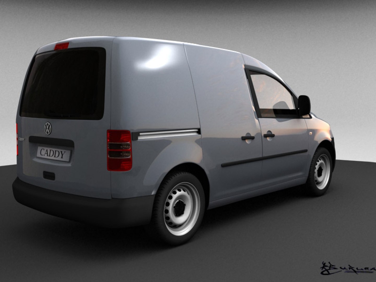 Volkswagen Caddy 3d Max