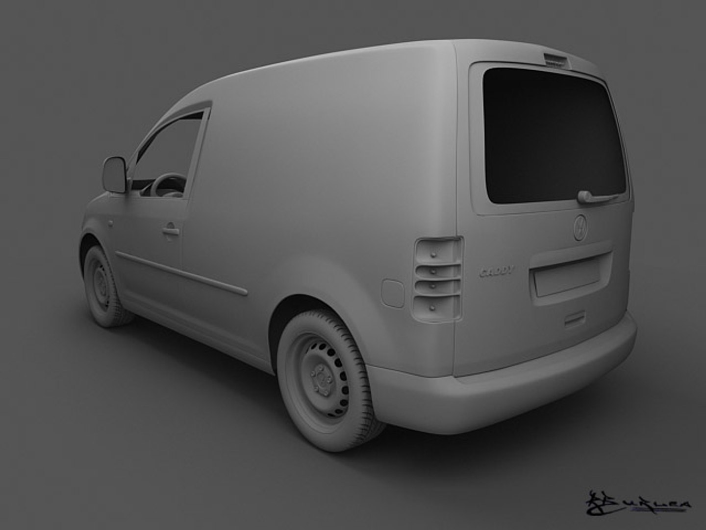 Volkswagen Caddy 3d Max