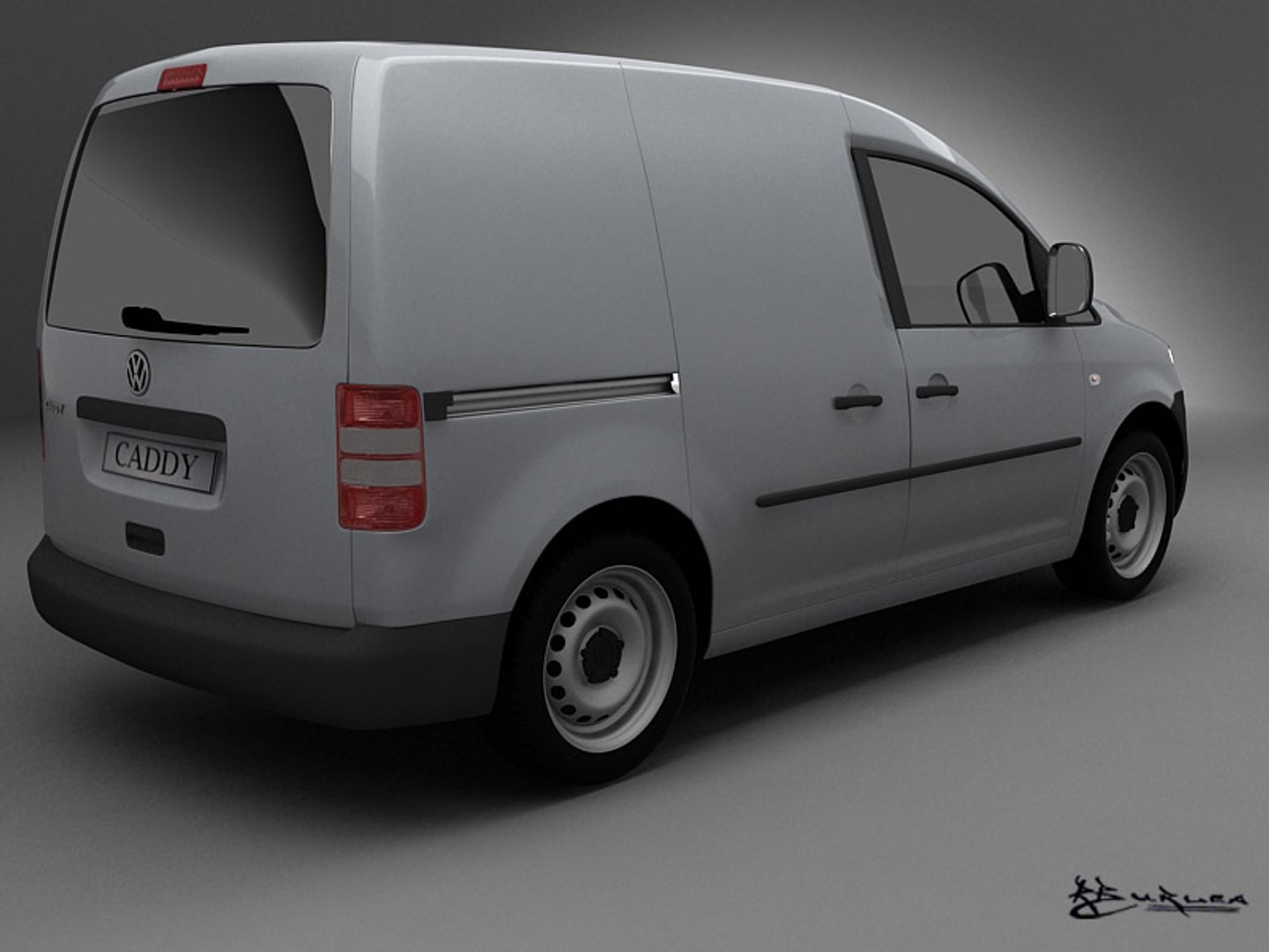 Volkswagen Caddy 3d Max