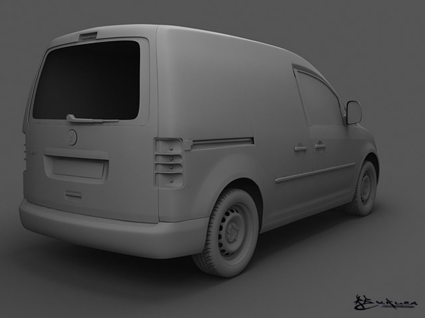 Volkswagen Caddy 3d Max