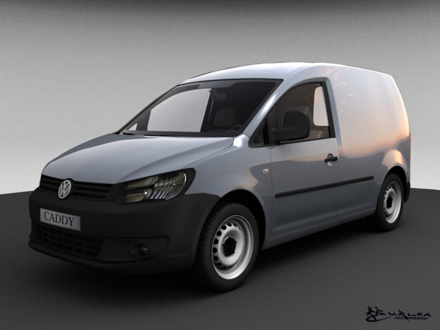 Volkswagen Caddy 3d Max