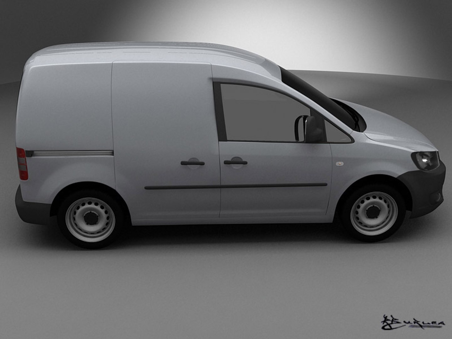 Volkswagen Caddy 3d Max